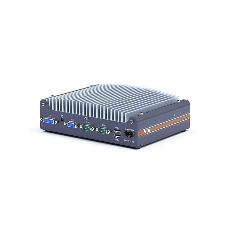 Fanless Embedded PC wall and DIN mount wide temperature Chock resisten ...
