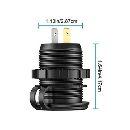 USB cigar outlets around USB-C PD, USB A WATERIZE FOR PANEL MONTAGE ...