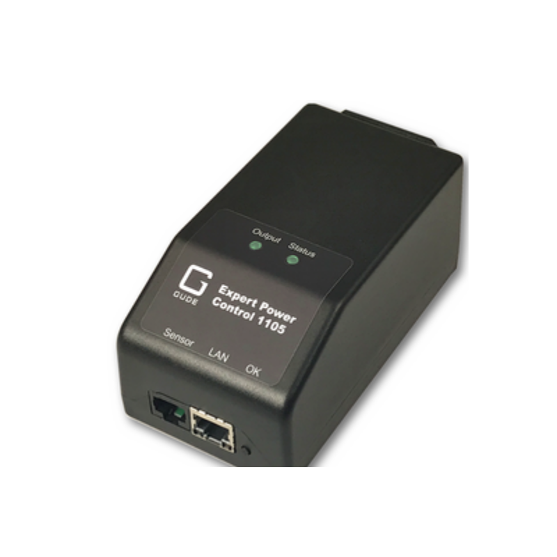 1 port PDU with on/off and power measurement over the network. Auto ...