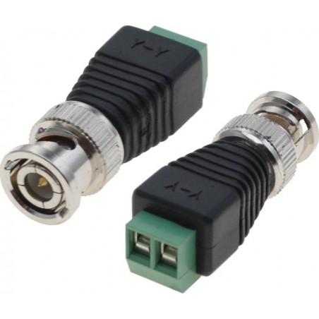 BNC adapter - BNC Han plug for screw terminal