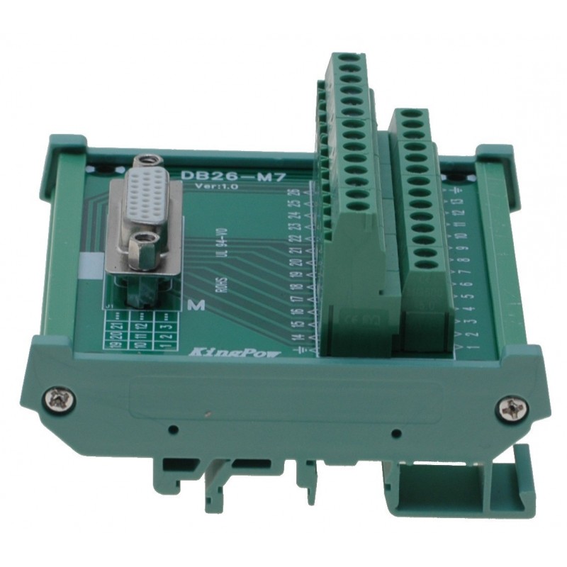 DB26HD terminalkort - 2 rækker skruterminaler - DB26 PRINT CARD - DANBIT